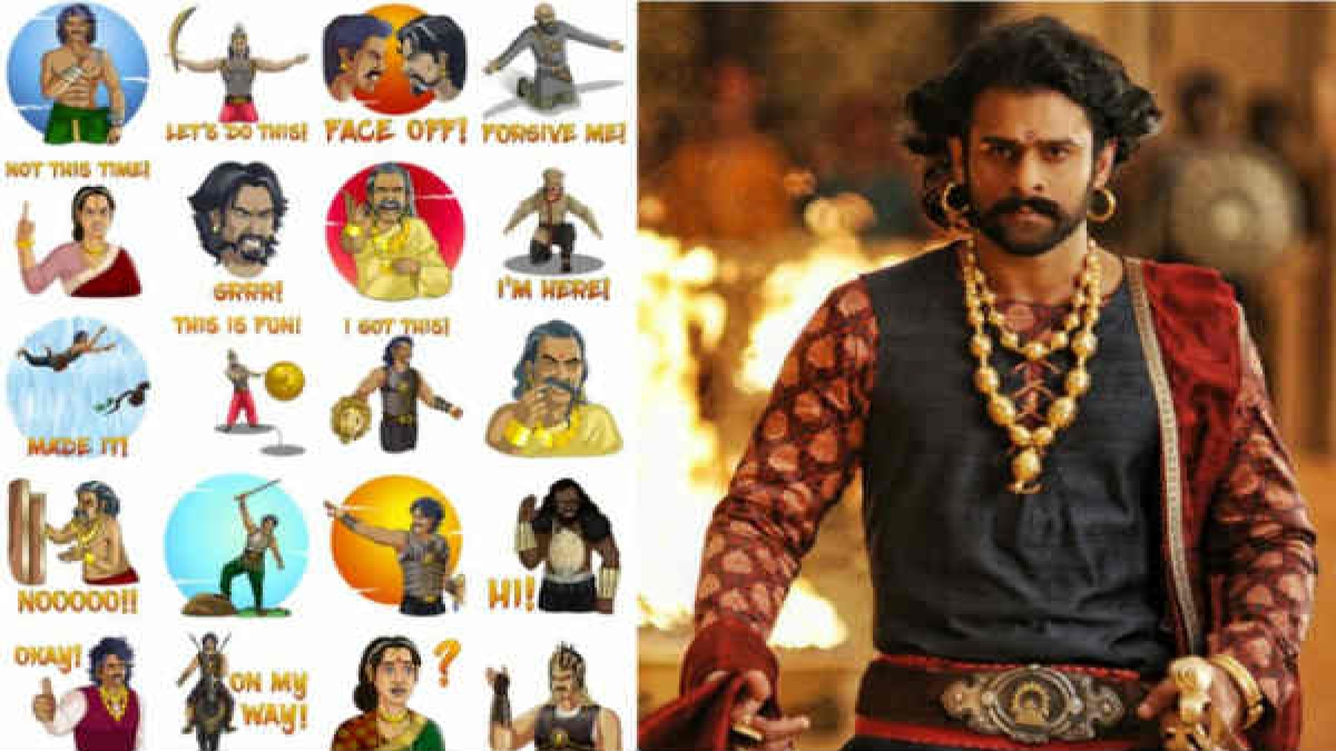 Bahubali stickers on facebook has reached 1.34 crore downloads- Hindi ...