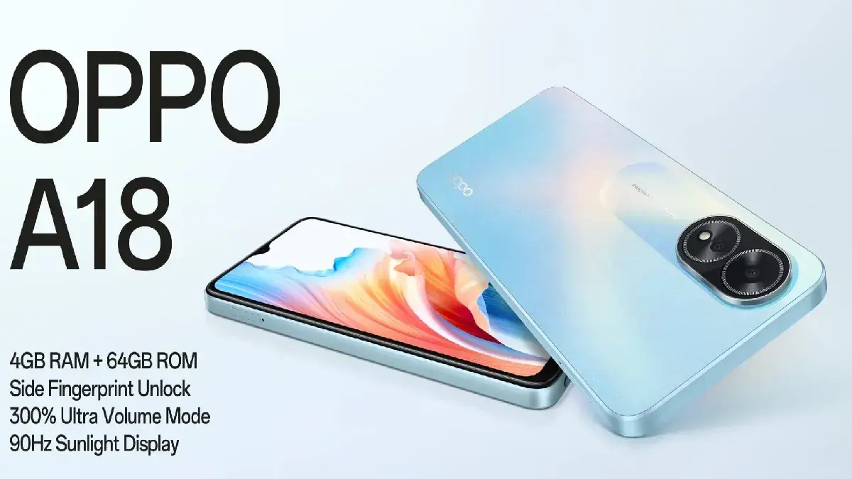 oppo a18 launch in india with 64gb storage 4 gb ram know price features ...